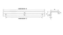 DL2132 Modena Edge Pull by Kethy