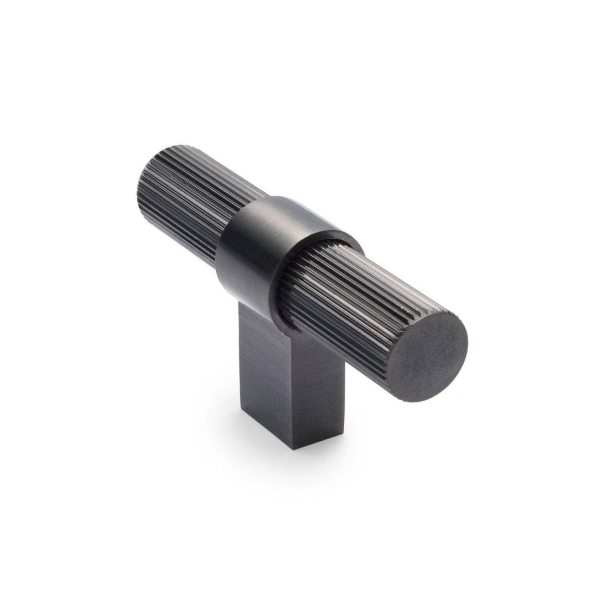 Gunmetal Fluted T-Bar - Athena | Manovella